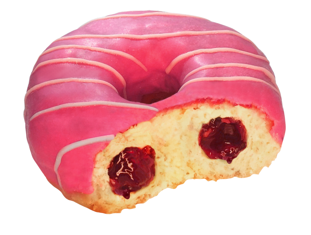 Donuts Ring Recheado de Frutas Vermelhas 24x70g – Melhor Bocado ...